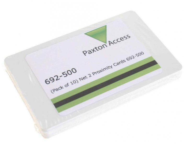 Paxton 692-500 Net2 Proximity ISO Cards (Pack of 10) - ALG ID Cards