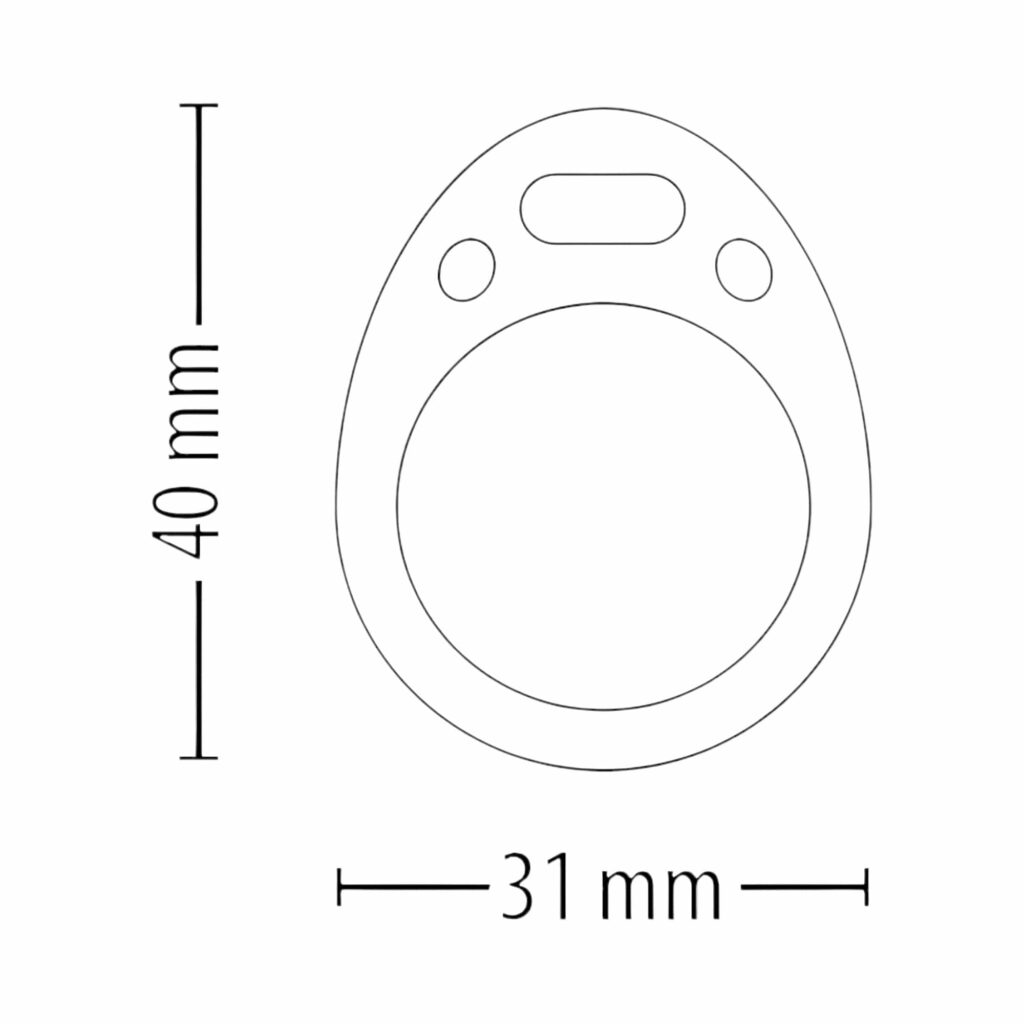 Paxton 695-150 MIFARE Classic® 4K Keyfob - Pack of 10 - ALG ID Cards